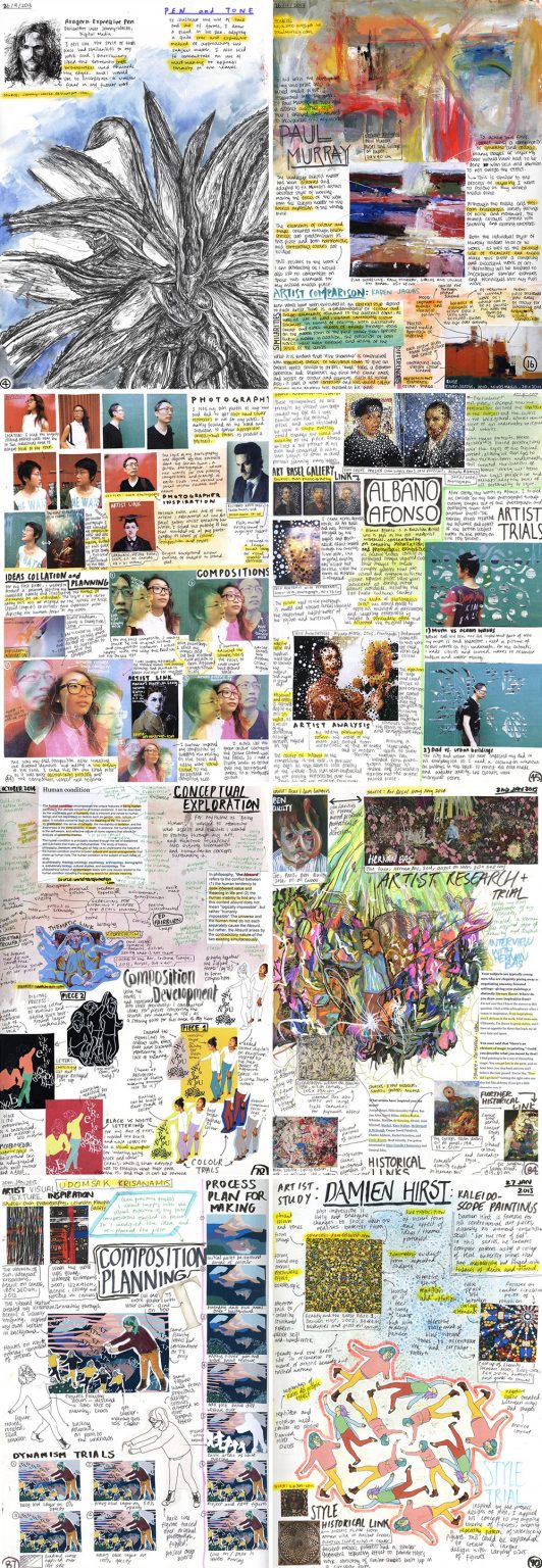 Art Sketchbook Ideas: Creative Examples to Inspire Students